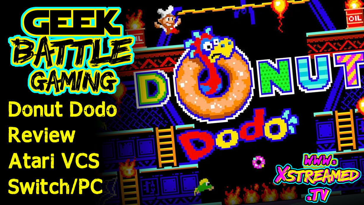 Donut Dodo Review Atari VCS Nintendo Switch - XStreamed.tv Extreme Improv and pop culture